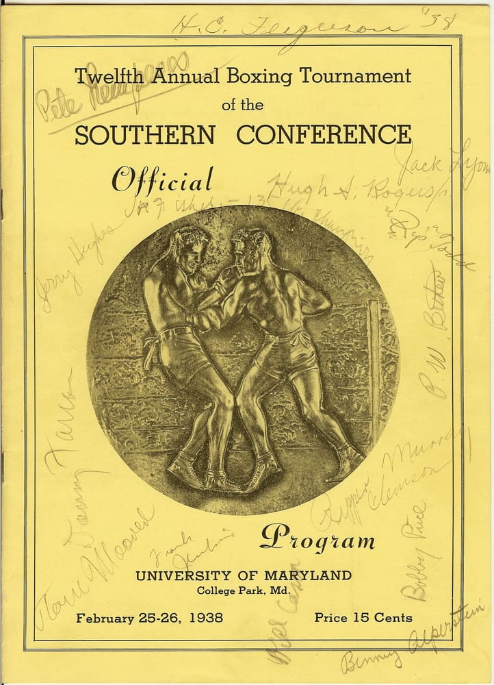 Programs and Tickets: Boxing : UNC Sports Archives