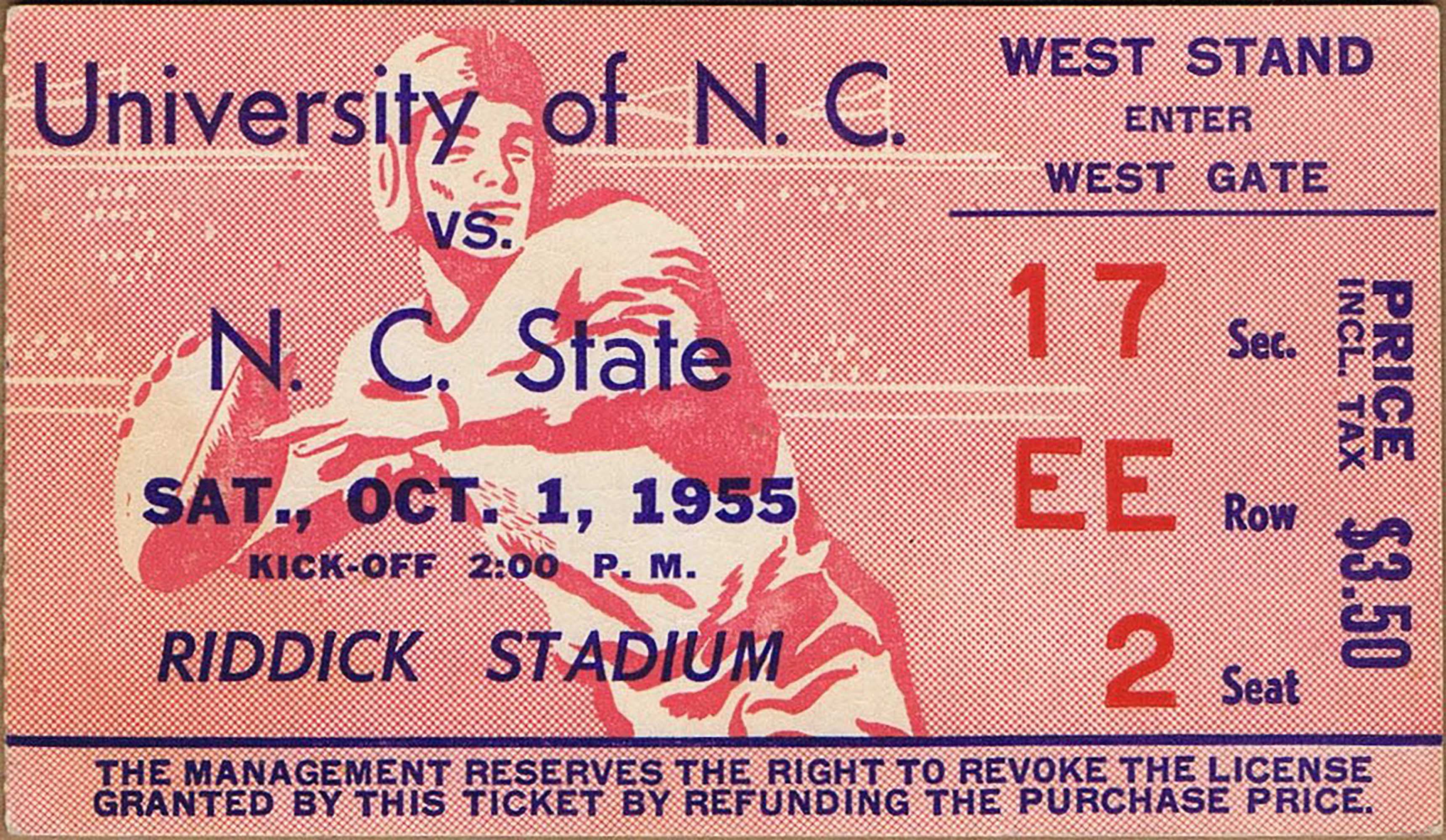1955-10-01 – NC State : UNC Sports Archives