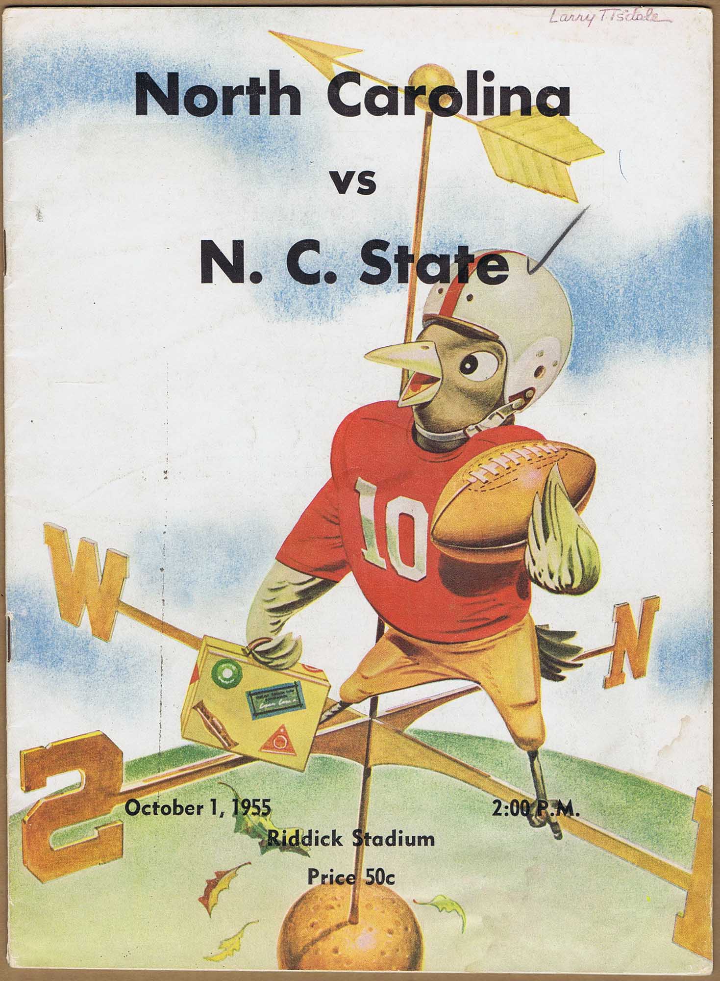 1955-10-01 – NC State : UNC Sports Archives