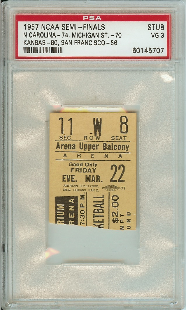 1957-03-22 – Michigan State : UNC Sports Archives