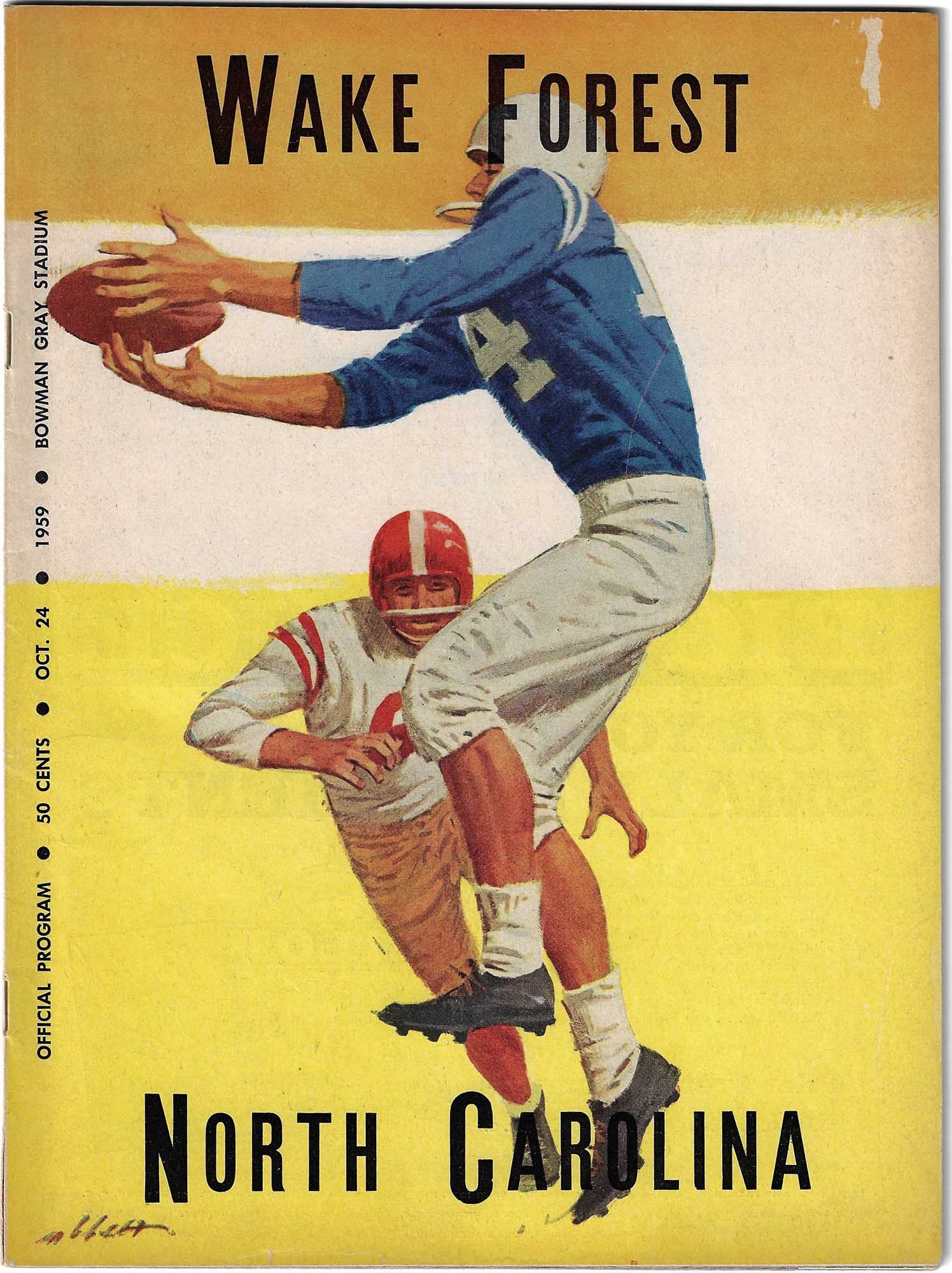 1959-10-24 – Wake Forest : UNC Sports Archives