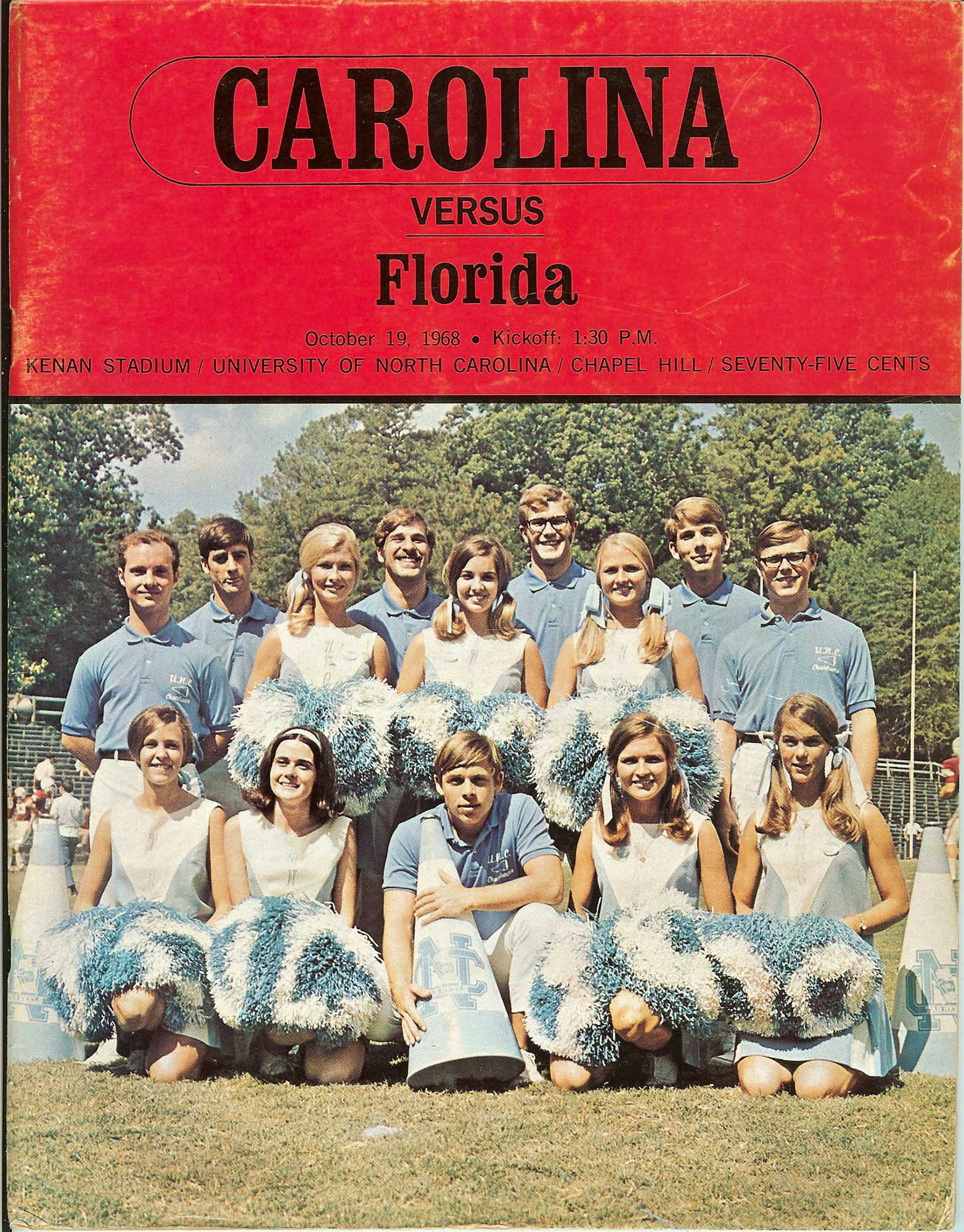 1968-10-19 – Florida : UNC Sports Archives