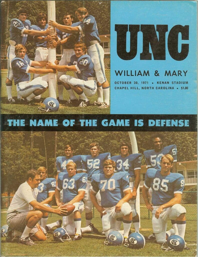 Football — 1970’s : UNC Sports Archives
